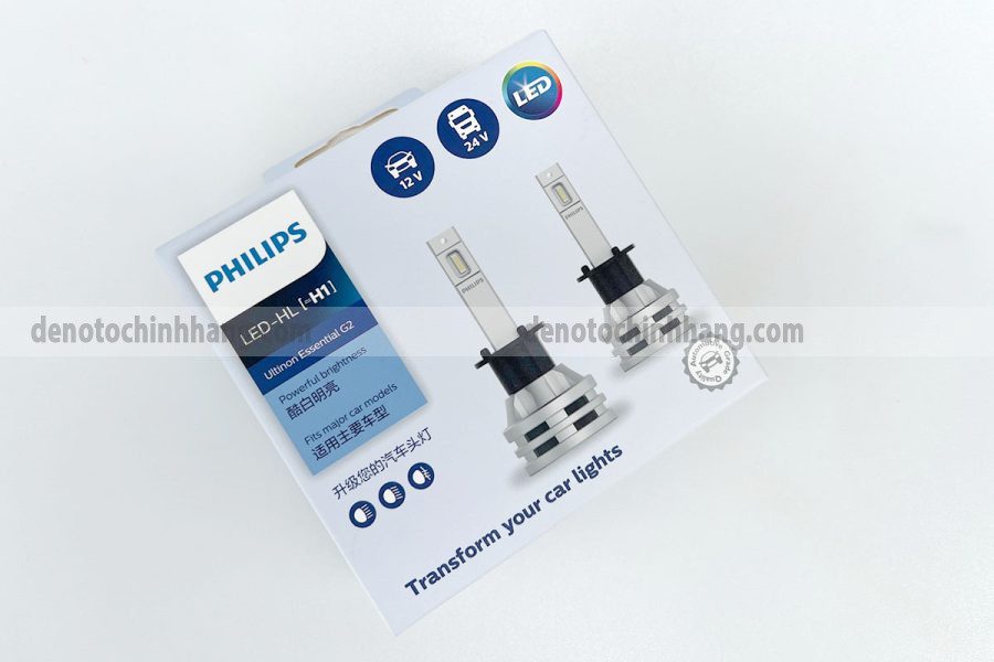 Đèn led oto h1 philips ultinon essential gen2 chính hãng - Đèn Oto ...